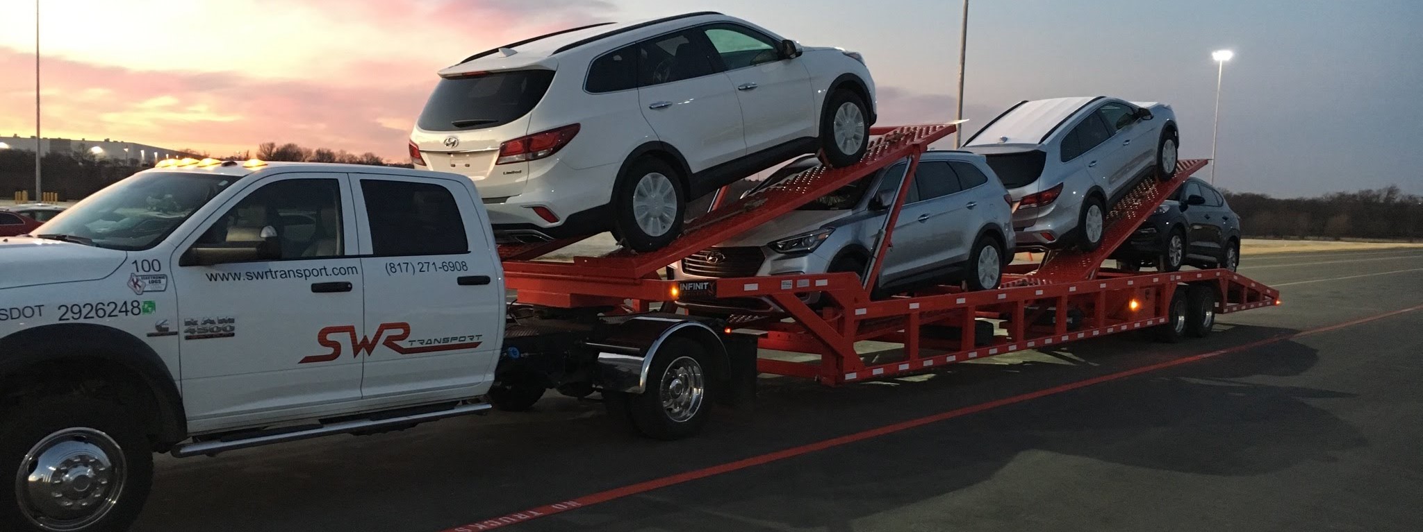 4 Car Hauler Trailer | LOW PRO 53'ft, GN450 | Infinity Trailers