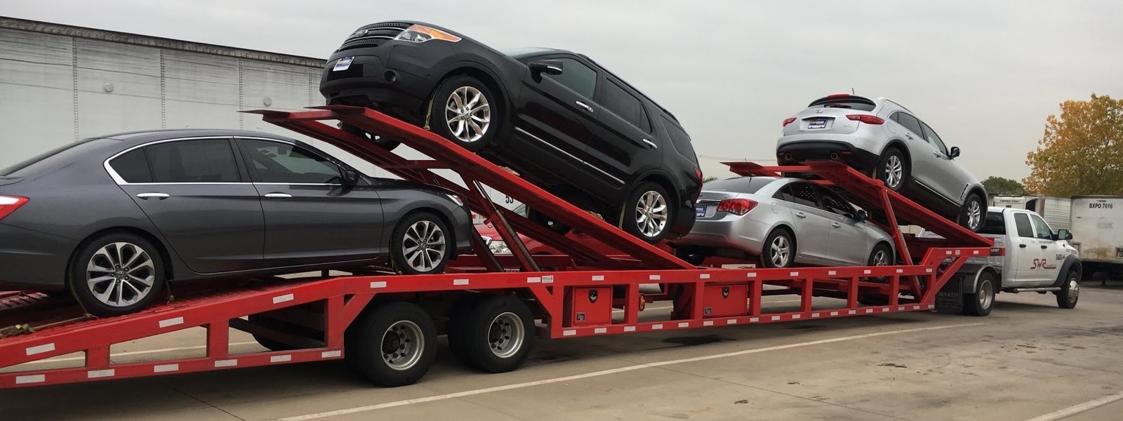 4 Car Hauler Trailer | LOW PRO 53'ft, GN450 | Infinity Trailers