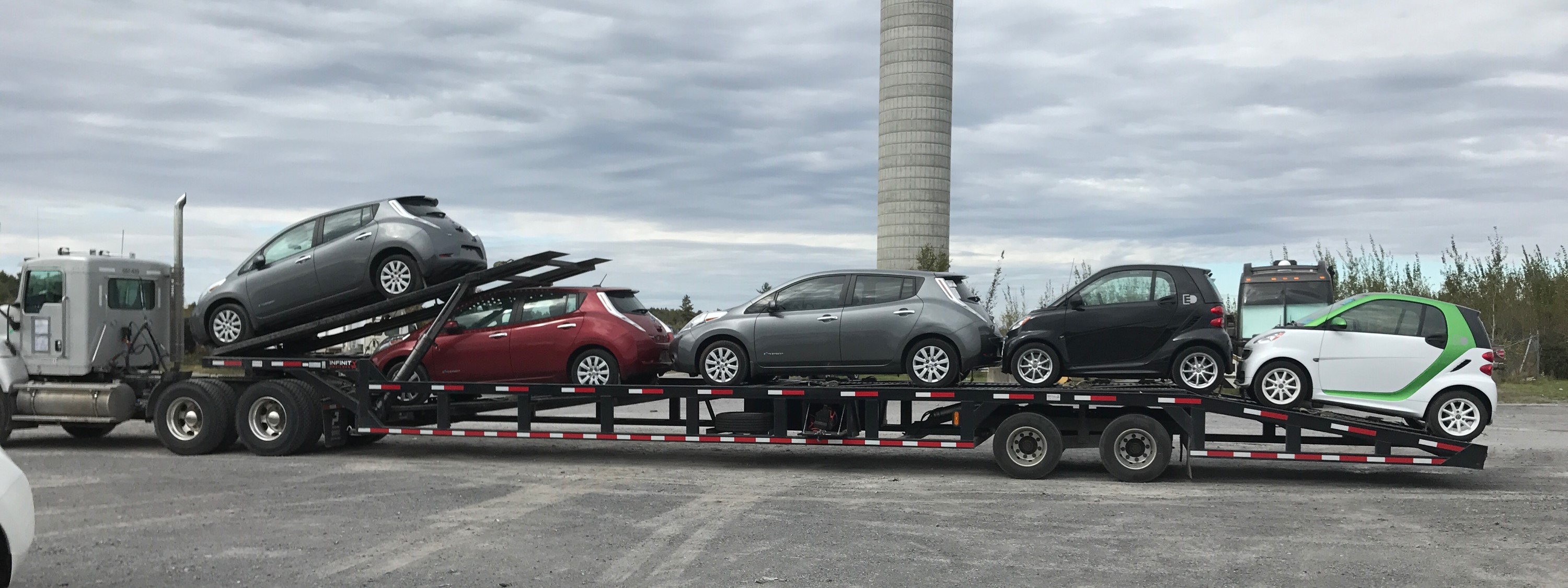 4 Car Hauler Trailer | LOW PRO 53'ft, GN450 | Infinity Trailers