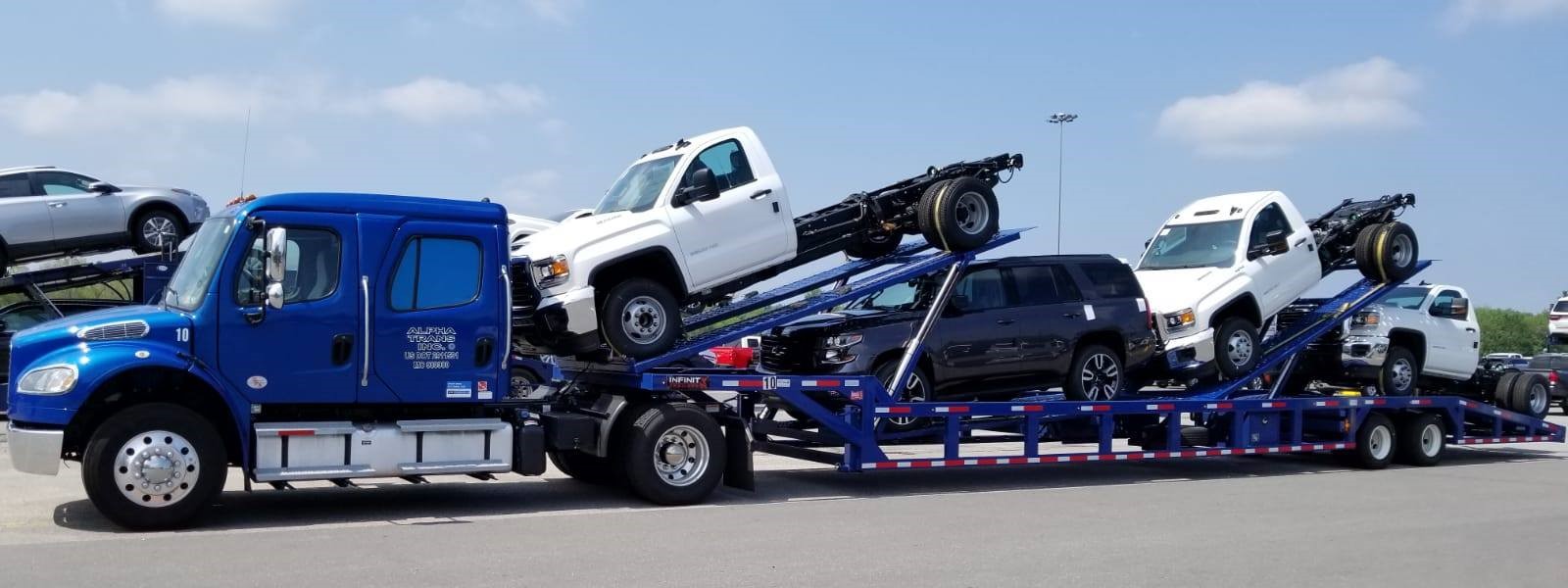 4 Car Hauler Trailer | LOW PRO 53'ft, GN450 | Infinity Trailers