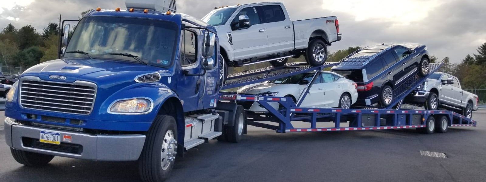 4 Car Hauler Trailer | LOW PRO 53'ft, GN450 | Infinity Trailers