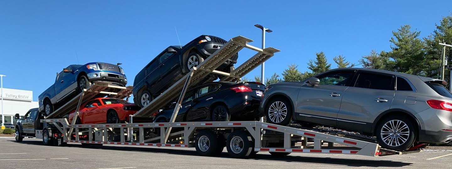 GN550, NEW LOW PRO 53'ft 5 Car Trailer Hauler For Sale | Infinity Trailers