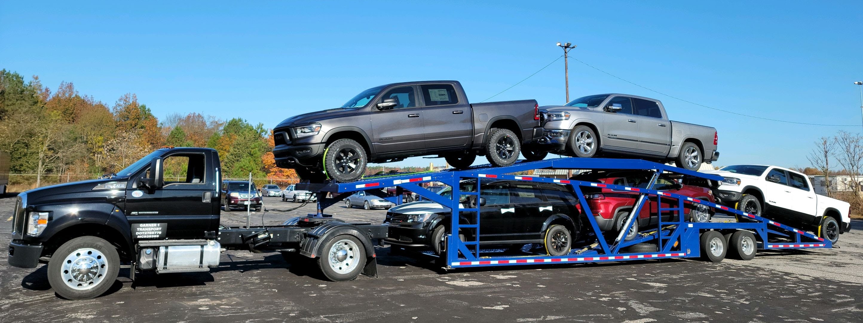 GNW500: 50ft 5 Car Hauler Trailer For Sale | Infinity Trailers