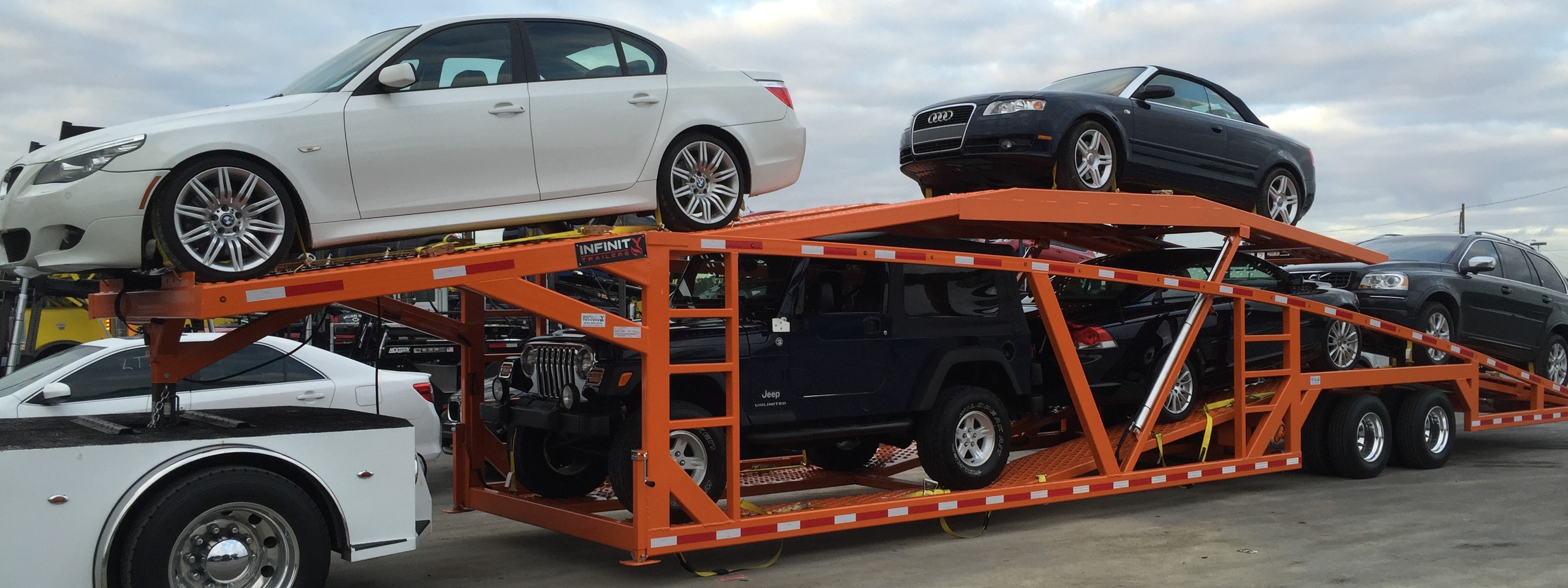 GNW500: 50ft 5 Car Hauler Trailer For Sale | Infinity Trailers